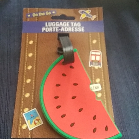 Bags | Watermelon Shape Luggage Tag | Poshmark
